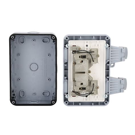 Uk Eu Plug Electrical Wall Socket Outdoor Waterpro Vicedeal