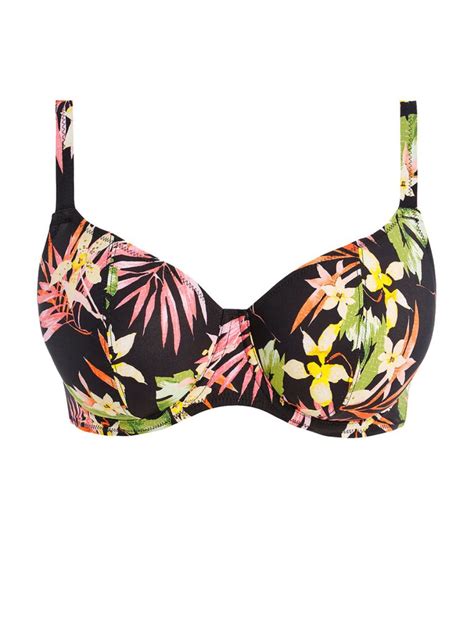 Freya Savanna Sunset Plunge Bikini Top Multi Braforme