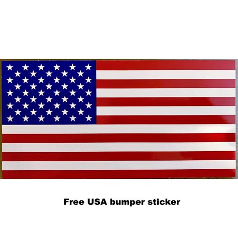 Usa Flag Bumper Sticker