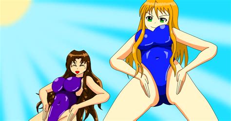 ハイグレ ハイグレ人間雪広あやか＆那波千鶴 ザナフラ・ドッへラールのイラスト Pixiv