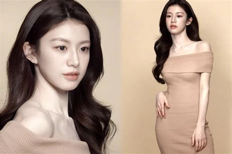 아무것도 안 입은 줄 배우 고윤정 Cg 같은 미모에 누드톤 원피스 입고 과시한 볼륨 몸매