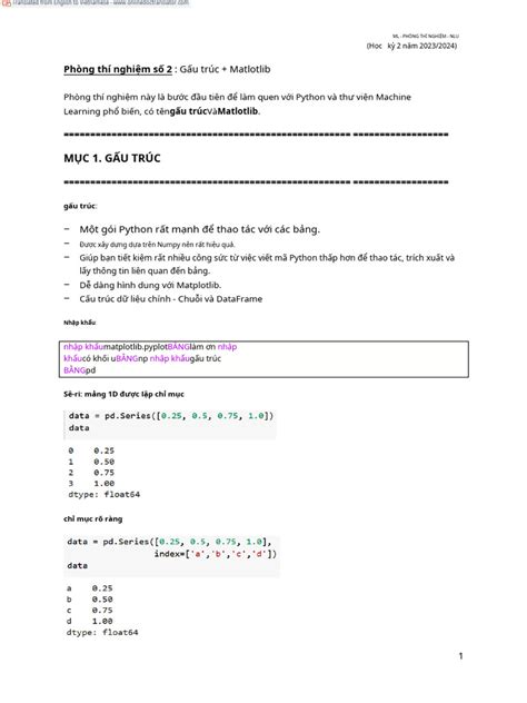 Lab 2 Pandas Matplotlib Envi Pdf