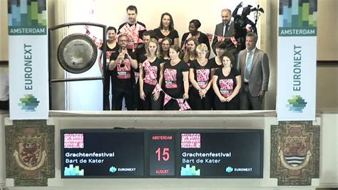 Grachtenfestival Amsterdam Opent Beurshandel Met Klarinettist Bart De