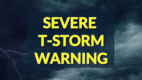Severe Thunderstorm Warning