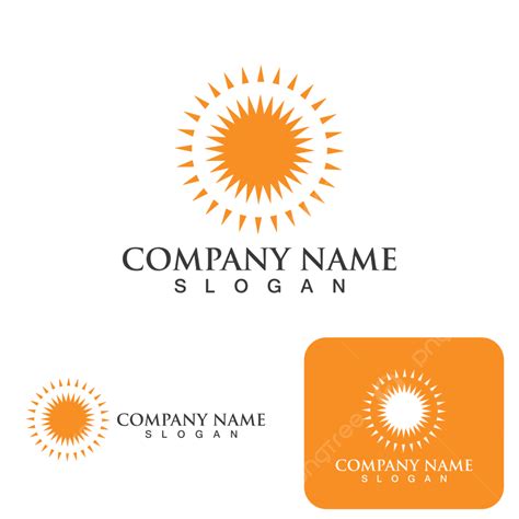 Desain Template Logo Ikon Ilustrasi Vektor Matahari Logo Melihat