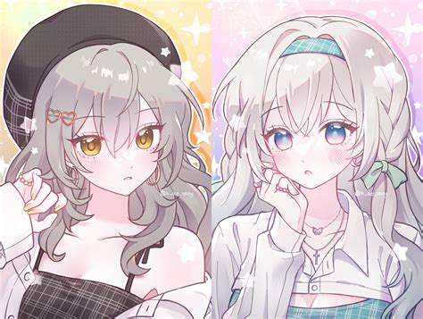 Trailblazer Firefly And Stelle Honkai And 1 More Drawn By H Ae Rang
