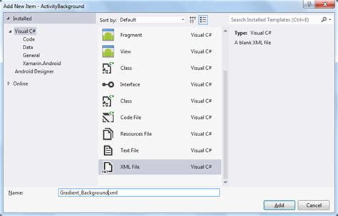 Xamarin Gradient Background For Layout In Android Method ~ Of ~ Tried
