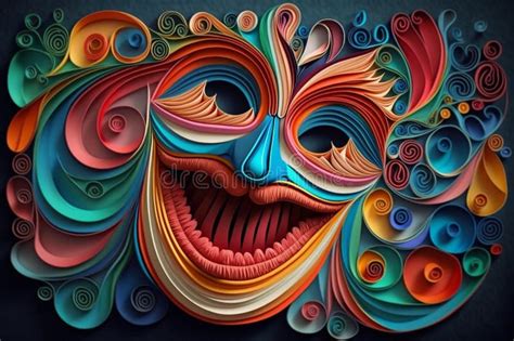April Fools Day April 1st Fools Mask Of Laughter And Smiles Joy And