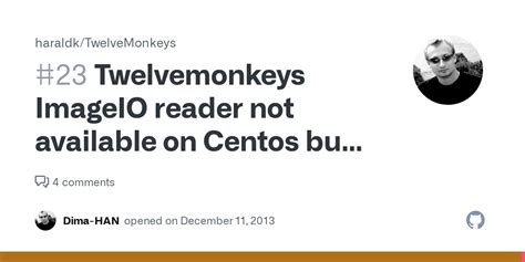Twelvemonkeys Imageio Reader Not Available On Centos But Available On