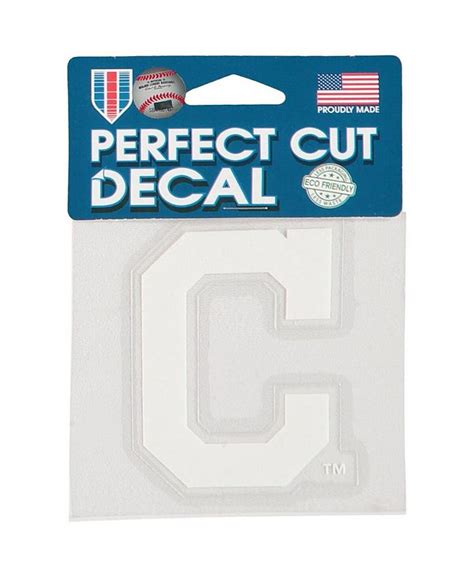 Wincraft Cleveland Guardians 4 X 4 Color Perfect Cut Decal Navy
