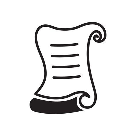 Script Icon Vector Design Illustration 23658495 Vector Art At Vecteezy