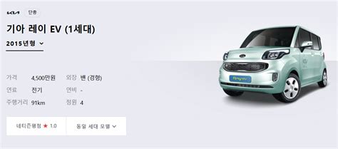 기아 레이 디자인 변천사 기아 레이 페이스리프트 2번 2022년 기준 경차