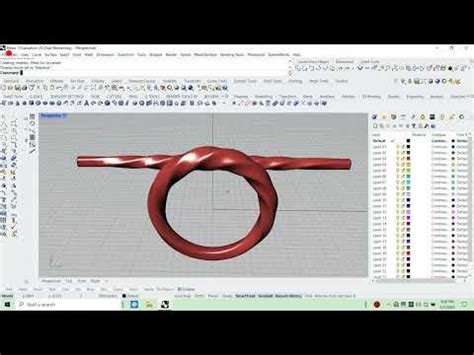 Twisted Ring In Rhino 3d Rhino Tutorial Rhino Tips And Tricks