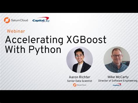 Webinar Accelerating XGBoost With Python YouTube