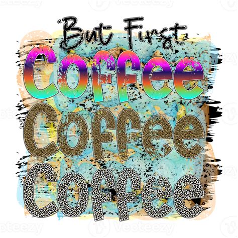 Coffee Sublimation Design 24069676 Png