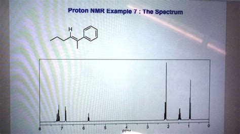 solved proton nmr example 7 the spectrum