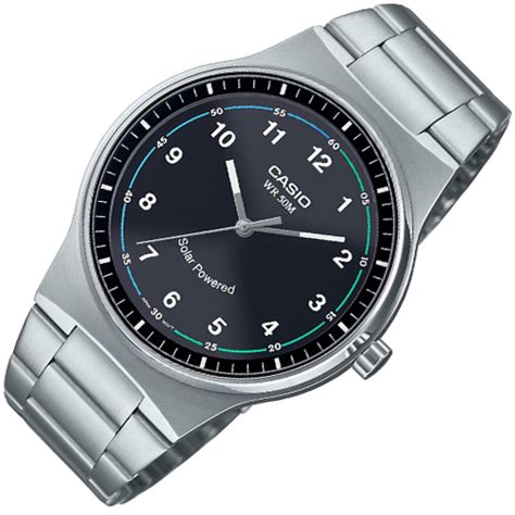 Mtp Rs105d 1bv Đồng Hồ Casio Nam Dây Kim Loại Pin Năng Lượng 3 Kim Chống Nước Wr50m