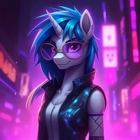 vinyl scratch mlp neuroart vinyl scratch Винил Скретч dj pon3
