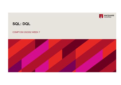 COMP1350 S2 2023 Lecture Week7 V6 3 1 I Learn Coverpage Typo Corrected
