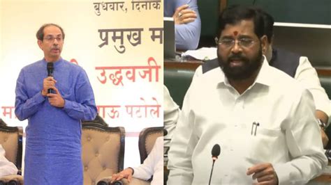 महाराष्ट्राचा महागद्दार कोण आहे हे एकनाथ शिंदेंचा उद्धव ठाकरेंवर
