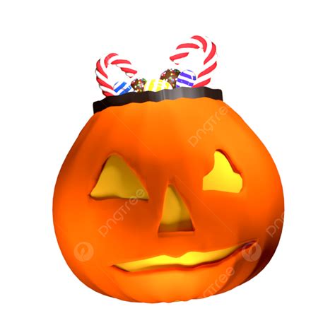 3차원 호박 사탕 할로윈 3d 할로윈 3d 호박 사탕 Png 일러스트 및 Psd 이미지 무료 다운로드 Pngtree