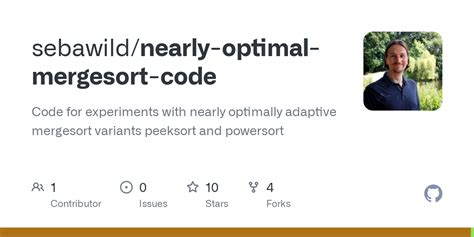 GitHub Sebawild Nearly Optimal Mergesort Code Code For Experiments With Nearly Optimally