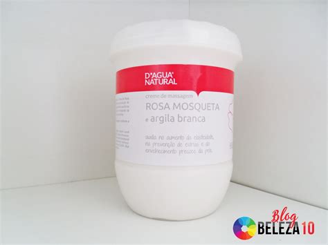 Creme Anti Estrias Rosa Mosqueta E Argila Branca Dagua Natural