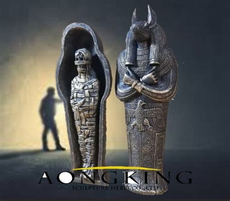 Mythology Famous Work Of Art Ancient Egyptian Coffin Sarcophagus With