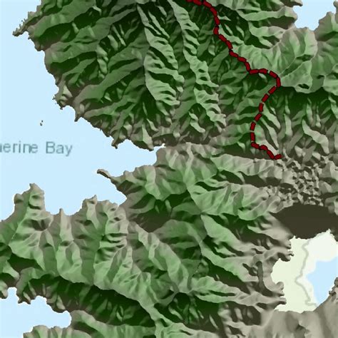 Great Barrier Island Elevation Map By Ic Geosolution Avenza Maps