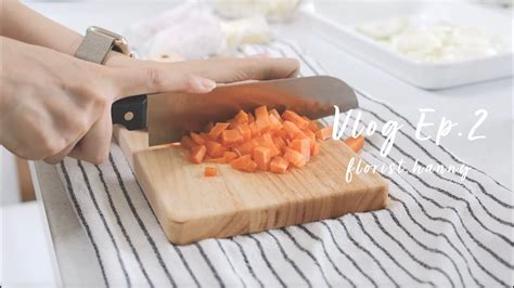 Vlog Ep2 가벼운 아침식사 다이어트 건강한 아침 식단 다섯가지 냉장고 털기 음식 냉털요리 소고기 토마토