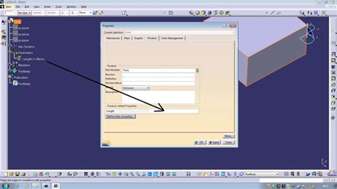 Properties Link DASSAULT CATIA Products Eng Tips