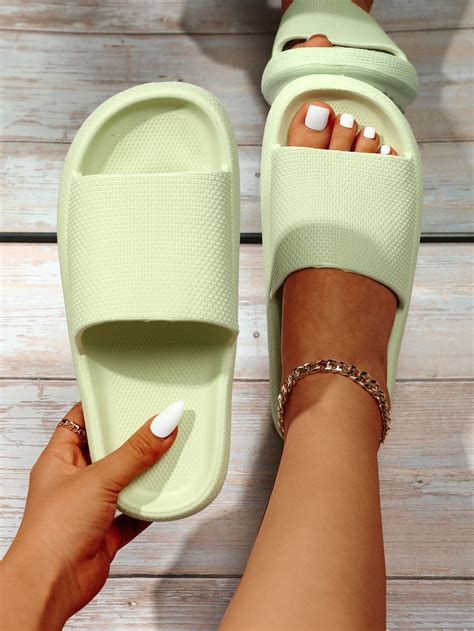 Minimalist Single Band Slides Trendy Slippers Stylish Shoes Swag Shoes Minimalist Single Band Slides Trendy Slippers Stylish Shoes Swag Shoes
