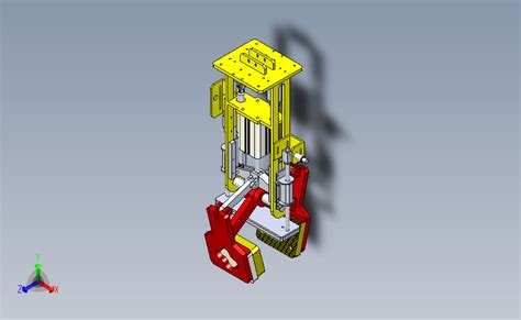 轮胎抱紧夹具step模型图纸下载 懒石网