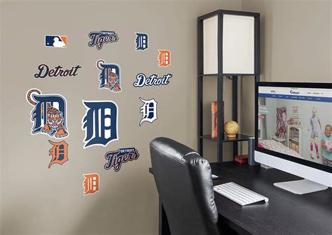 Detroit Tigers Team Logo Assortment Wall Decal Shop Fathead® For