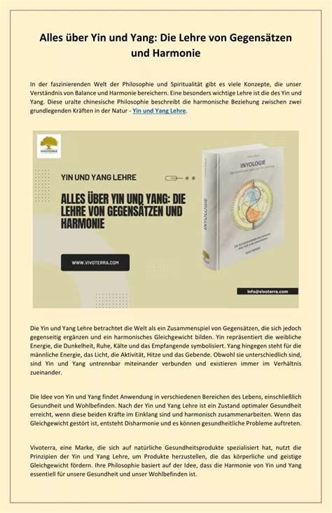 PPT Harmonie finden mit der Yin und Yang Lehre Eine Einführung PowerPoint Presentation ID