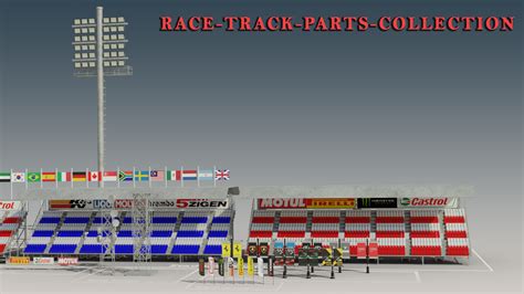 Racing Track Props Collection