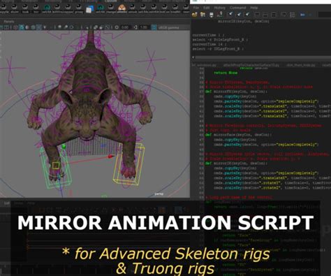 Artstation Maya Mirror Animation Maya Script Resources