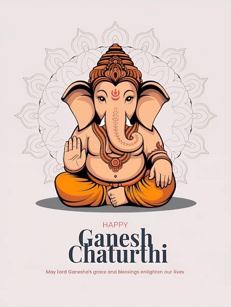 Happy Vinayaka Chavithi Ai Generated Wishes Premium Ai Generated Image