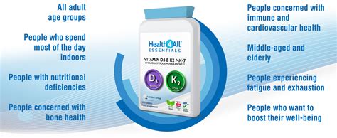 Health4all Vitamin D3 4000iu And Vitamin K2 200ug Natural Mk7 400