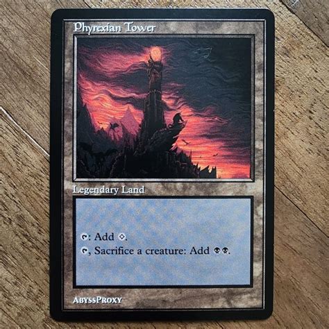 Phyrexian Tower B MTG Proxy Abyss Proxy Shop Enhance Your