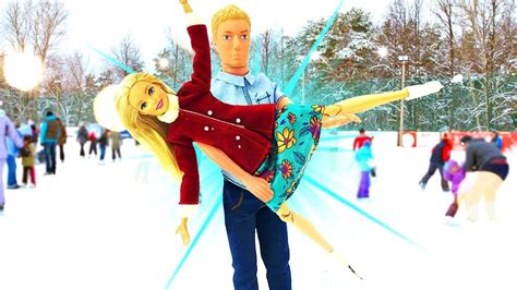 Игры для девочек Барби и Кен свидание на катке Youtube