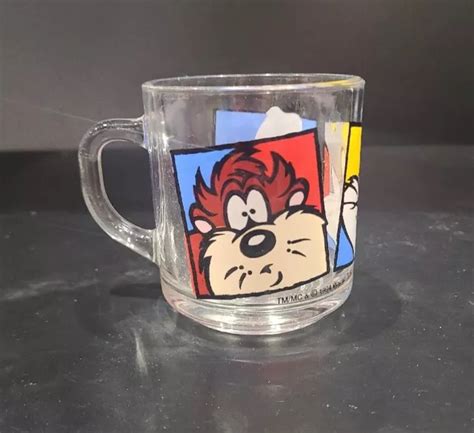 TWEETY SYLVESTER BUGS Bunny Looney Tunes Warner Bros 1994 Coffee Cup