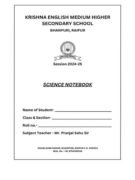 science front page pdf
