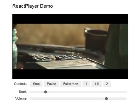 Player React Js Examples