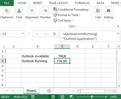 Determine If An Application Is Available Using Vba In Microsoft Excel