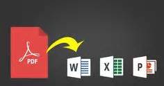 How To Convert PDF Files To Word Excel And PowerPoint GeekDashBoard Personal Computer