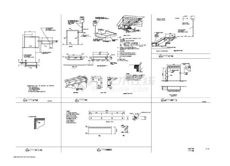 某建筑结构各部件详图cad图 建筑节点详图 土木在线