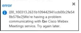 Troubleshoot Webex Scheduler Add In For Outlook Cisco