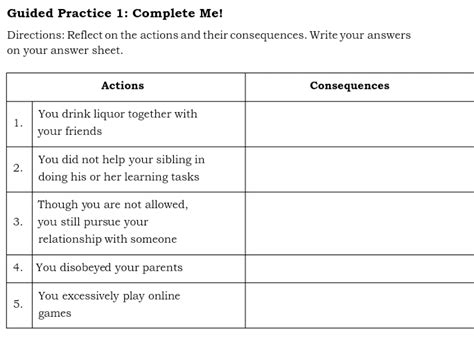 Guided Practice 1 Complete Me Directions StudyX