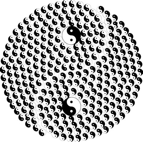 Yin Yang Symbol Fractal Free Vector Graphic On Pixabay